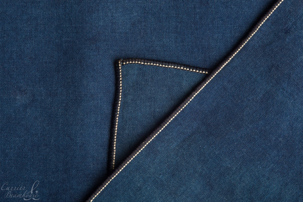 Hand dyed indigo bandana – Currier & Beamhouse