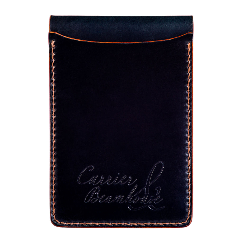 Two slot vertical wallet, black Horween shell cordovan – Currier ...